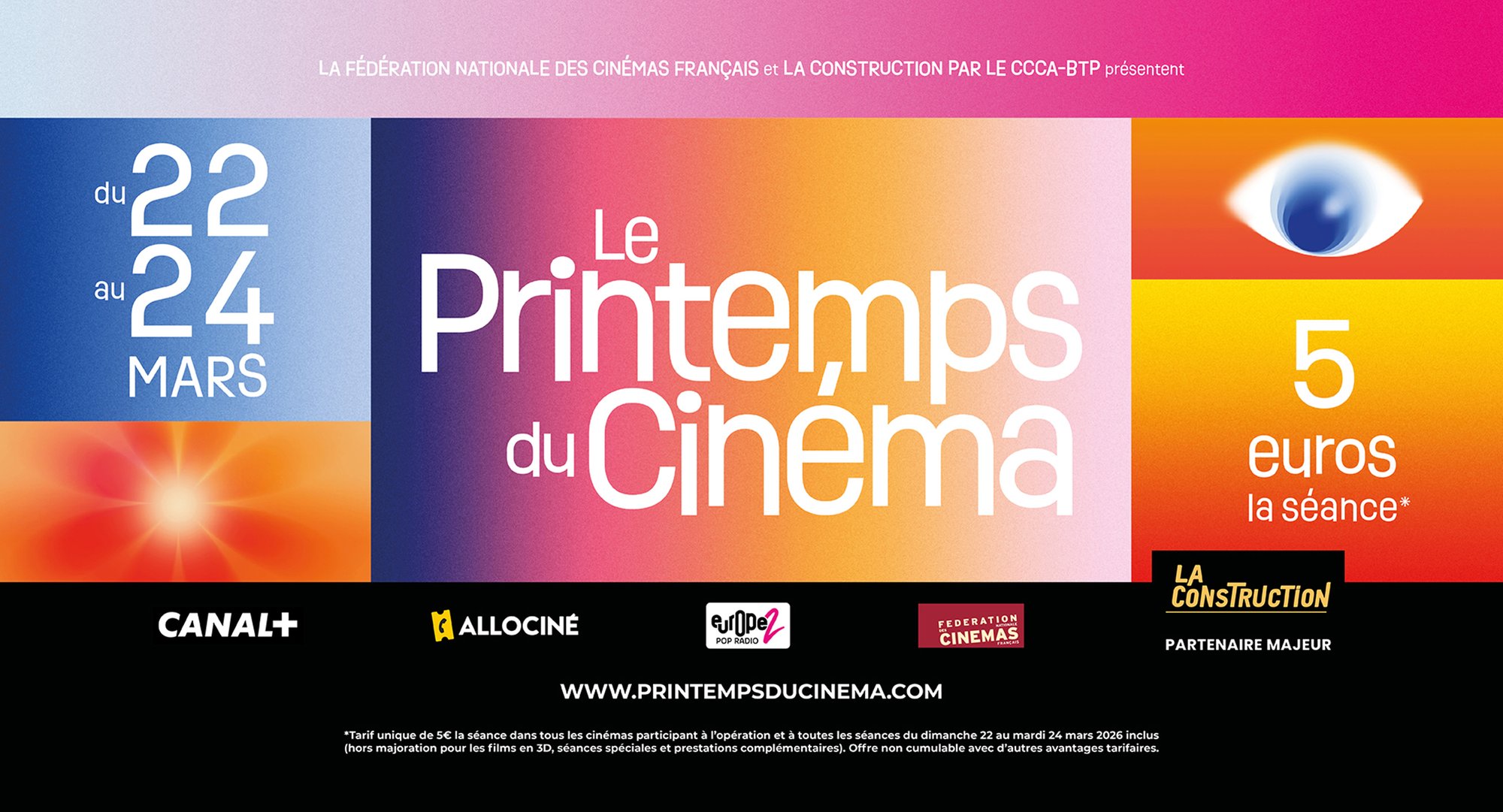 Printemps du cinéma 2026 · La Filmothèque du Quartier Latin